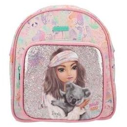 Rucksack Depesche "Rucksack Wild TOPModel 14,5 x 24 x 28 cm bunt", Kinder, Gr. B/H/T: 24cm x 28cm, bunt, Obermaterial: 100% Kunststoff plastic., Rucks&auml;cke Rucksack