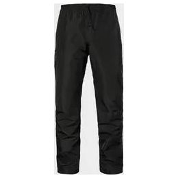 Sch&ouml;ffel Outdoorhose SCH&Ouml;FFEL "Rain Pants Style Elmori UNI", Herren, Gr. L, Normalgr&ouml;&szlig;en, 9990, schwarz, Oberstoff: 100% Polyester; (Membran: Thermoplastisches Polyurethan), Hosen Outdoorhose