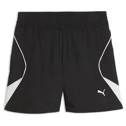 Shorts Puma "Puma Sport Gewebte 5" Shorts Damen", Damen, Gr. M, Normalgr&ouml;&szlig;en, schwarz, Obermaterial: 100% Nylon. Futter: 100% Polyester. Einsatz: 100% Polyester. Seitentasche &ndash; Oben: 100% Polyester, unifarben, regular fit, Hosen Shorts