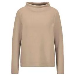 Rundhalspullover GOLDNER "Langarm Ottoman-Design, Turtleneck", Damen, Gr. 48, beige, Obermaterial: 47% Polyester PES. 47% Viskose CV. 6% Elasthan EL., Pullover Rundhalspullover, Turtleneck