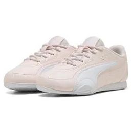 Sneaker Puma "Puma Catch Sneakers Kinder", Damen, Gr. 30, jasmine flower wei&szlig; pink, Obermaterial: Textil, Synthetik. Futter: Textil. Innensohle: Textil. Laufsohle: Gummi, Schuhe Sneaker