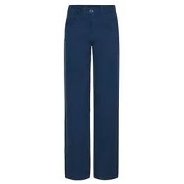 Chinohose oxmo "Chinohose OXIBEN 5-POCKET", Damen, Gr. 40, L&auml;nge 30, blau (marineblaus), Obermaterial: 98% Baumwolle CO. 2% Elasthan EL., Hosen Chinohose