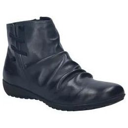 Stiefelette Josef Seibel "Naly 12, ocean", Damen, Gr. 39, blau (ocean), Obermaterial: 100% Rindsleder Leather cow., Schuhe Stiefelette