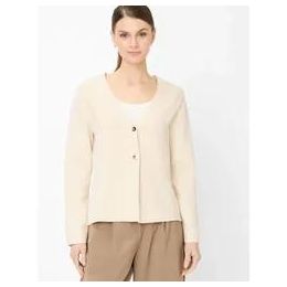 Cardigan Brax "Style AMANDA", Damen, Gr. 36, ecru, Strick, 70% Baumwolle, 30% Polyamid, V-Ausschnitt, Strickjacken