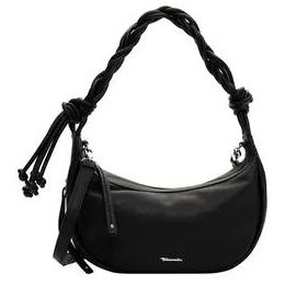 Beuteltasche Tamaris "Beutel TAS Keona", Damen, Gr. B/H/T: 31cm x 22cm x 11cm 0, schwarz (schwarz 100), Polyurethan, Taschen Beuteltasche