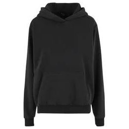 Kapuzenpullover Urban Classics "Urban Classics Ladies Vintage Heavy Hoody", Damen, Gr. XL, schwarz, 70% Baumwolle, 30% Polyester, unifarben, relaxed fit, ohne Ausschnitt, Pullover Kapuzenpullover