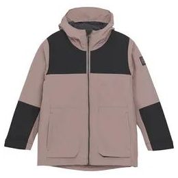 Outdoorjacke Color Kids "Outdoorjacke COJr. Jacket - Colorblock", Kinder, Gr. 140, rosa (woodrose), Obermaterial: 100% Polyester PES., Jacken Outdoorjacke