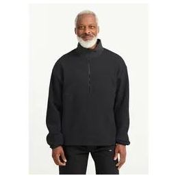 Stehkragenpullover Jack Wolfskin "SUMETRO HZ M", Herren, Gr. M (50), schwarz, Obermaterial: 100% POLYESTER. Futter: 100% POLYESTER, Pullover Stehkragenpullover
