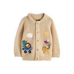 next Knit Cardigan boy Brown size 3-4 yrs