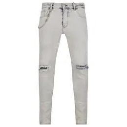 Bequeme Jeans 2Y Premium "2Y Premium Herren 2Y Skinny Fit Jeans", Herren, Gr. 33, Normalgr&ouml;&szlig;en, iceblau, 100% Baumwolle, unifarben, Jeans