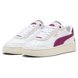 Sneaker Puma "CA Match Court Sneakers Damen", Damen, Gr. 35,5, wei&szlig; frosted ivory, Obermaterial: Synthetik, Kuhleder, Leder. Futter: Synthetik, Textil. Innensohle: Synthetik, Textil. Laufsohle: Gummi, Schuhe Sneaker