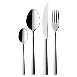 Villeroy & Boch Besteck-Set VILLEROY & BOCH "Tafelbesteck Piemont 24er Set silber", silber, Essbesteck-Sets