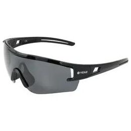Sportbrille YEAZ "Sport-Sonnenbrille Black/Grey SUNBLOW", Damen, grau, Sonnenbrillen