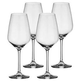 Villeroy & Boch Wei&szlig;weinglas VILLEROY & BOCH "Wei&szlig;weingl&auml;ser Voice Basic 280 ml 4er Set transparent", bunt (transparent), Glas, Trinkgef&auml;&szlig;e, Wei&szlig;weinglas