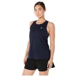 Lauftop asics "asics CORE TANK", Damen, Gr. XL, midnight, Obermaterial: 100% Polyester, Rundhals, Tops, f&uuml;r Sportmode, f&uuml;r Fr&uuml;hling und Herbst, mit flachen N&auml;hten