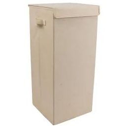 Faltbox Vcm "W&auml;schekorb W&auml;schebox Stoffbox mit Deckel Dreso L", beige (creme), Aufbewahrungsboxen