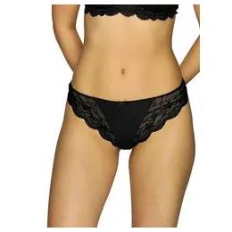 String Nina von C. "3er Pack Damen String Silver Edition", Damen, Gr. 44, schwarz, Obermaterial: 86% Polyamid PA. 14% Elasthan EL., Unterhosen String