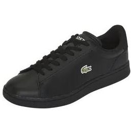 Sneaker Lacoste "Lacoste CARNABY", Herren, Gr. 41, blk, blk, Leder, Schuhe Sneaker