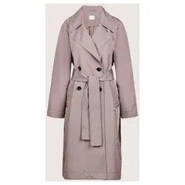 Madeleine Mode Trenchcoat MADELEINE "Trenchcoat Zweireihiger Trenchcoat", Damen, Gr. 36, rosa (mauve), Obermaterial: 100% Polyester PES., Modern, normal, M&auml;ntel