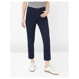 5-Pocket-Hose Brax "Style CAROLA S", Damen, Gr. 38K (19), Kurzgr&ouml;&szlig;en, navy, Web, 78% Baumwolle, 19% Lyocell, 3% Elasthan, Hosen 5-Pocket-Hose