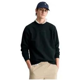 Marc O'Polo Sweatshirt MARC O'POLO DENIM "aus hochwertiger Bio-Baumwolle", Herren, Gr. XL, schwarz, Obermaterial: 100% Baumwolle, unifarben, relaxed fit, Rundhals, Rippb&uuml;ndchen, Sweatshirts Sweatshirt