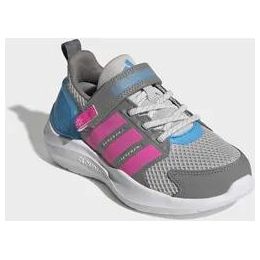 Sneaker Adidas SPORTSWEAR "LIGHTORAMA RUNNER KIDS", Damen, Gr. 35, grau one, lucid pink, lucid aquamarine, Synthetik, Textil, Schuhe Sneaker, mit Blink Funktion, f&uuml;r Kinder & Jugendliche