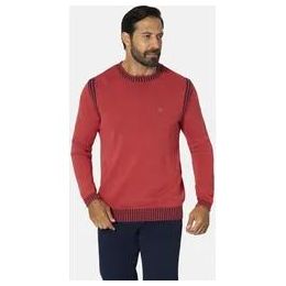 Rundhalspullover Jan Vanderstorm "Pullover GERTLUND", Herren, Gr. XXL, orange, Obermaterial: 100% Baumwolle CO., Pullover Rundhalspullover