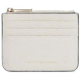 Kartenetui Tommy Hilfiger "TH MODERN CC HOLDER", Damen, creme, Lederimitat, unifarben, Basic, Kleinlederwaren, Unisex Minigeldbeutel, Portemonnaie mit Logo-Schriftzug