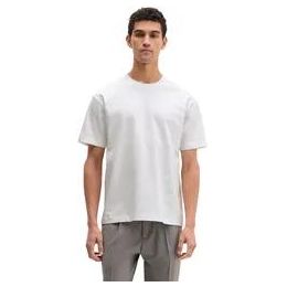 Marc O'Polo T-Shirt MARC O'POLO "aus schwerem Bio-Baumwoll-Jersey", Herren, Gr. XL, wei&szlig;, Obermaterial: 100% Baumwolle, unifarben, Basic, loose fit, Shirts T-Shirt