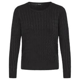Rollkragenpullover oxmo "Rollkragenpullover OXISISSE", Damen, Gr. S, schwarz, Obermaterial: 70% Viskose CV. 30% Nylon NY., Pullover Rollkragenpullover