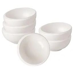 Villeroy & Boch Dipschale VILLEROY & BOCH "Dipsch&auml;lchen NewMoon &oslash; 8,5 cm 6er Set wei&szlig;", wei&szlig;, L:8,5cm, Sch&uuml;sseln, Dipschale