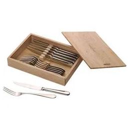 Villeroy & Boch Besteck-Set VILLEROY & BOCH "Steakbesteck Oscar 12er Set silber", silber, Essbesteck-Sets
