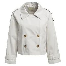 Smith & Soul Kurzjacke SMITH & SOUL, Damen, Gr. S, sand, Web, Obermaterial: 97% Baumwolle, 3% Polyester, unifarben, h&uuml;ftbedeckend, Jacken Kurzjacke, in Trench-Optik