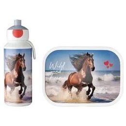 Lunchbox Mepal "Lunchset Campus 400 ml + 700 ml 2er Set", bunt (wild horse), Lebensmittelaufbewahrungsbeh&auml;lter, Lunchbox