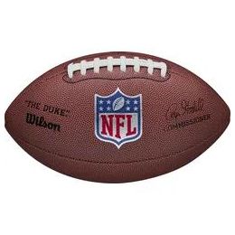 Football Wilson "NFL &ldquo;DUKE&rdquo; REPLICA", braun, B&auml;lle, Kinder, Synthetik, bedruckt