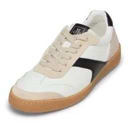 Marc O'Polo Sneaker MARC O'POLO "mit edlem Rindleder", Herren, Gr. 41, wei&szlig;, Obermaterial: 89% Leder (Rind), 11% Polyurethan, unifarben, Schuhe Sneaker