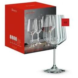 Rotweinglas Spiegelau "Rotweingl&auml;ser Lifestyle 630 ml 4er Set transparent", bunt (transparent), 4 tlg., Glas, Trinkgef&auml;&szlig;e, Rotweinglas