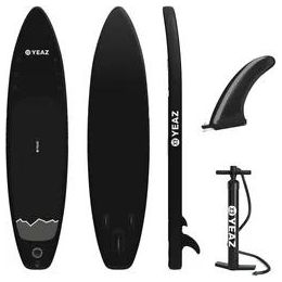 Inflatable SUP-Board YEAZ "SUP Board NELIO - EXOTRACE -", schwarz, Wassersportboards