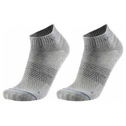 Sneakersocken uyn "Socken 2er Pack", Herren, Gr. 39-41, grau, Obermaterial: 56% Baumwolle CO. 41% Polyamid PA. 3% Elasthan EL., Socken Sneakersocken