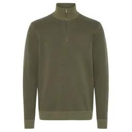 Troyer Blend "Troyer BHBAAL HALF ZIPP KNIT", Herren, Gr. XL, gr&uuml;n (olive night), Obermaterial: 70% Baumwolle CO. 30% Nylon NY., Pullover Troyer