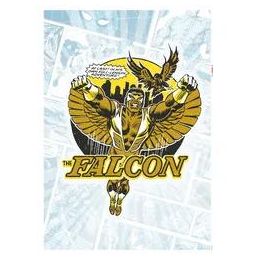 Wandtattoo Komar "Falcon Gold Comic Classic - Gr&ouml;&szlig;e 50 x 70 cm", gelb (gelb, braun, schwarz), B:50cm H:70cm, Folie, Wandtattoos, Wandtattoo, selbstklebend, Wandsticker, Kinderzimmer