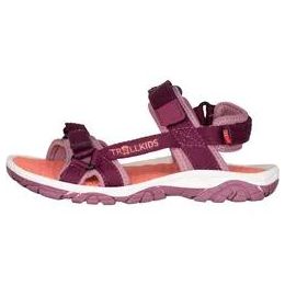 Sandale Trollkids "KIDS OSLOFJORD SANDAL", M&auml;dchen, Gr. 40, mulberry, orchid, Synthetik, Schuhe Sandale