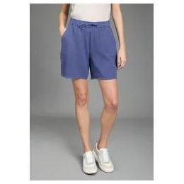 Shorts Laura Scott, Damen, Gr. 38, N-Gr, blau, Web, Obermaterial: 100% Baumwolle, Hosen Shorts, feminine Stoffhose, aus Baumwolle, leichtes Webmaterial, unifarben