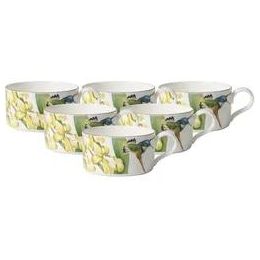 Villeroy & Boch Tasse VILLEROY & BOCH "Teetassen Amazonia 230 ml 6er Set bunt", bunt, 6 tlg., Porzellan, Trinkgef&auml;&szlig;e, Tasse