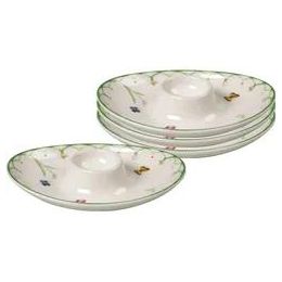 Villeroy & Boch Eierbecher VILLEROY & BOCH "Eierbecher Colourful Spring 4er Set bunt", bunt, Porzellan, Eierbecher