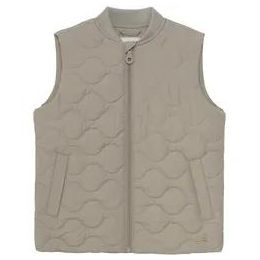 Steppweste Minymo "Steppweste MIVest Quilted", M&auml;dchen, Gr. 134, braun (timber wolf), Obermaterial: 100% Polyester PES., Westen Steppweste