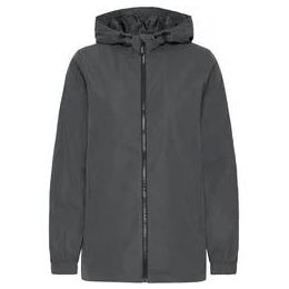 Windbreaker oxmo "Windbreaker OXEllam", Damen, Gr. XS, grau (forged iron), Obermaterial: 100% Polyester PES., Jacken Windbreaker