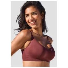 Bralette-BH Nuance, Damen, Gr. M (40), N-Gr, zartbitter, Microtouch, Obermaterial: 82% Polyamid, 18% Elasthan, Basic, BHs, SEAMLESS ohne B&uuml;gel, mit herausnehmbarem Push-up-Kissen, Basic Dessous
