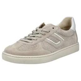 Sneaker Gabor COMFORT "Gabor Comfort Sneaker Leder", Herren, Gr. 37, beige, Leder, Schuhe Sneaker
