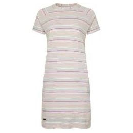 Nachthemd Jockey "Nachthemd Supersoft Short Sleeve Lounge Dress", Damen, Gr. S, N-Gr, bunt (grau, wei&szlig;, pink), Obermaterial: 95% Modal CMD. 5% Elasthan EL., Kleider Nachthemd